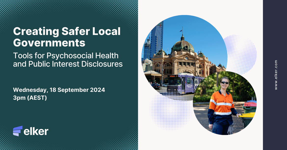 Webinar: Creating Safer Local Governments With Elker